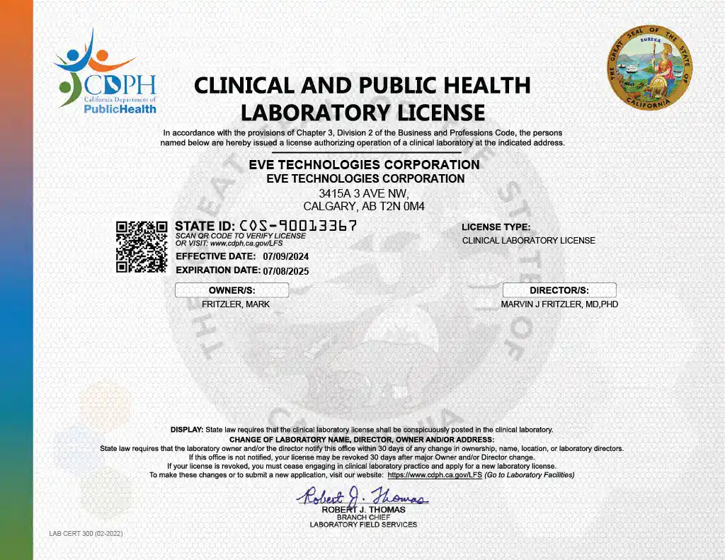 Affordable CLIA-Certified Diagnostics - Eve Diagnostics